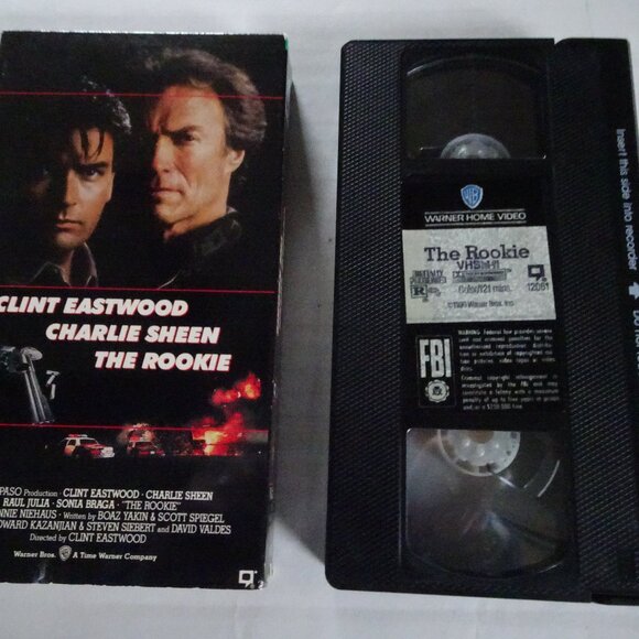 Warner Bros. | Media | The Rookie Vhs Tape With Clint Eastwood And ...